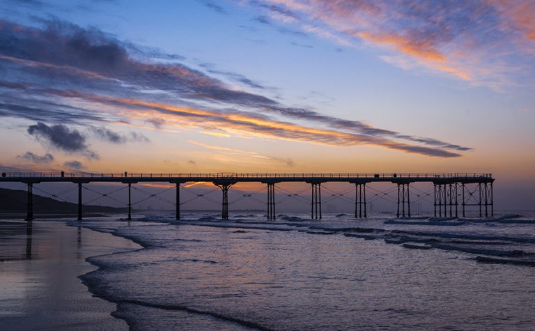 Saltburn Pier at Sunset 2 – Paul Terry LRPS